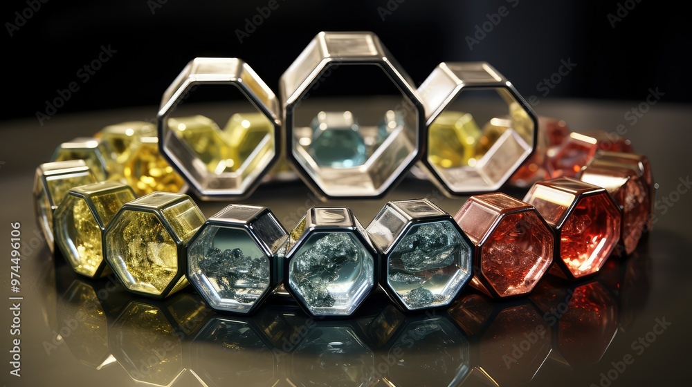 graphite periodic table carbon Stock Illustration | Adobe Stock