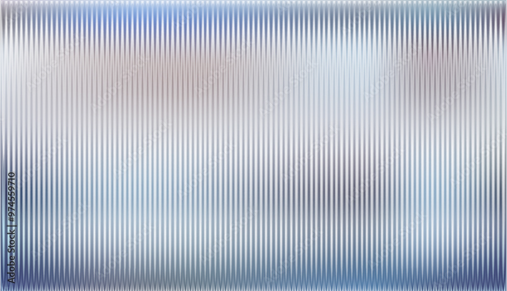 Vector ribbed glass texture background. Blue white grey purple ribbed ...