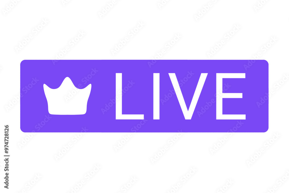 Purple live symbol element transparent background, Instagram exclusive ...
