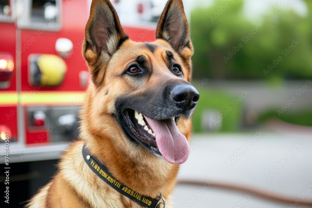 K-9 Dogs in Fire Investigation illustrated in a fire safety infographic ...