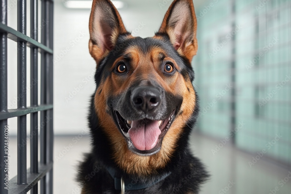 K-9 Dogs in Prison Security visualized in a security-themed infographic ...