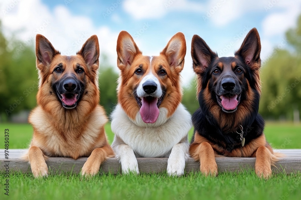 Shepherd Dogs and Their Intelligence illustrated in a behavior-themed infographic, highlighting ...