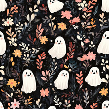 Seamless Ghost Pattern Art Free Stock Photo - Public Domain Pictures