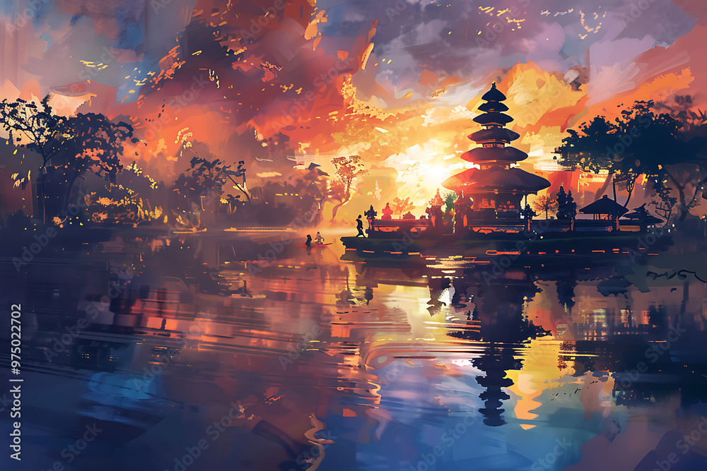 Mandir Ayodhya Consecration Ceremony Greeting Card and Banner Design ...