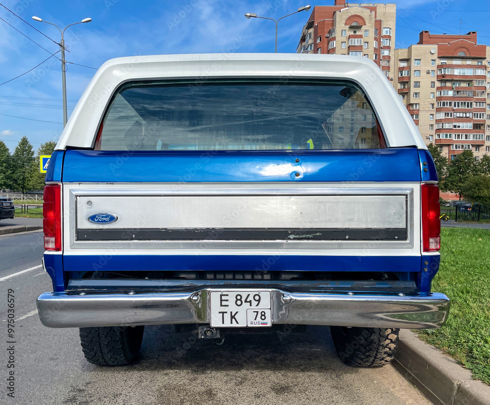 Legendary American compact crossover SUV Ford Bronco 302 3rd gen, 1980 ...