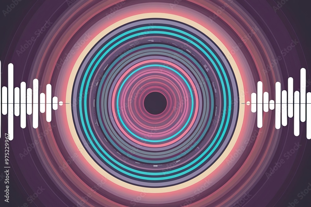 Round Wave Audio Graph: Inspiring Music Visualizer with Circular Pattern and Frequency Carousel ...
