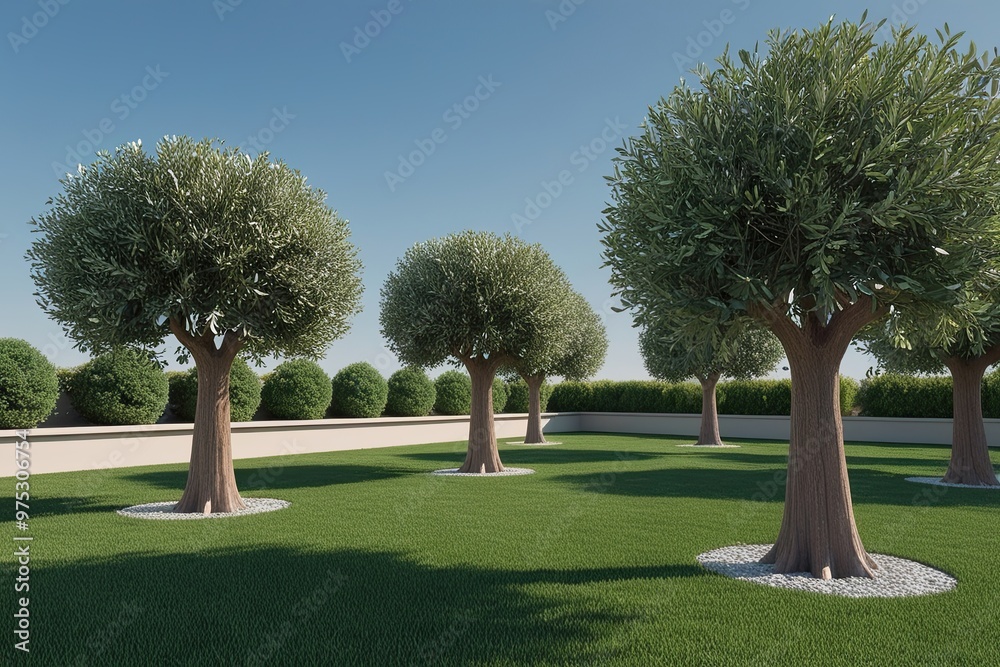 Stunning 3D Models of Fig and Olive Trees with Realistic Ground Shadows ...