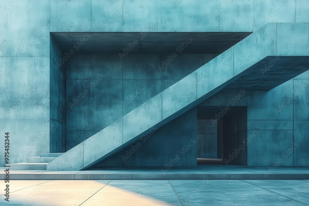 impossible geometry of modernist building interlocking shapes defying ...