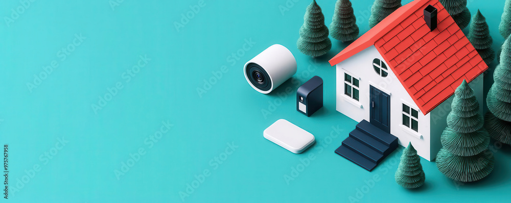 Infographic of common burglary tactics and corresponding smart c Stock ...