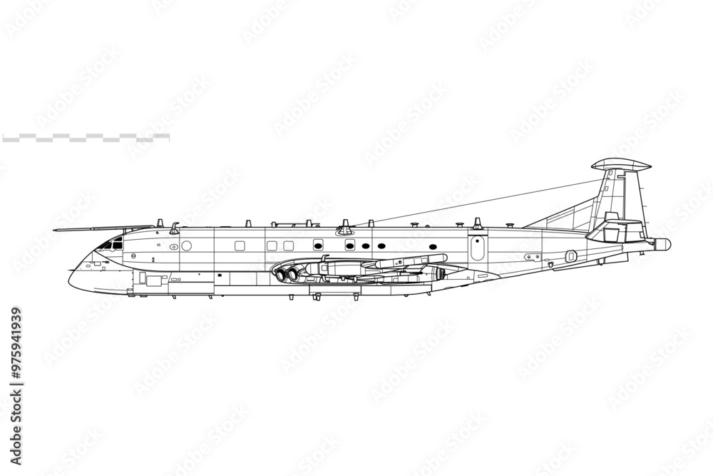 Hawker Siddeley Nimrod R1. Signals intelligence and reconnaissance ...