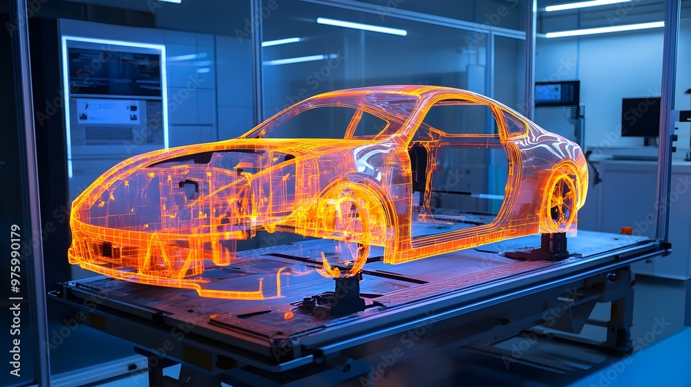 Detailed transparent 3D cutaway model showcasing the internal structure ...