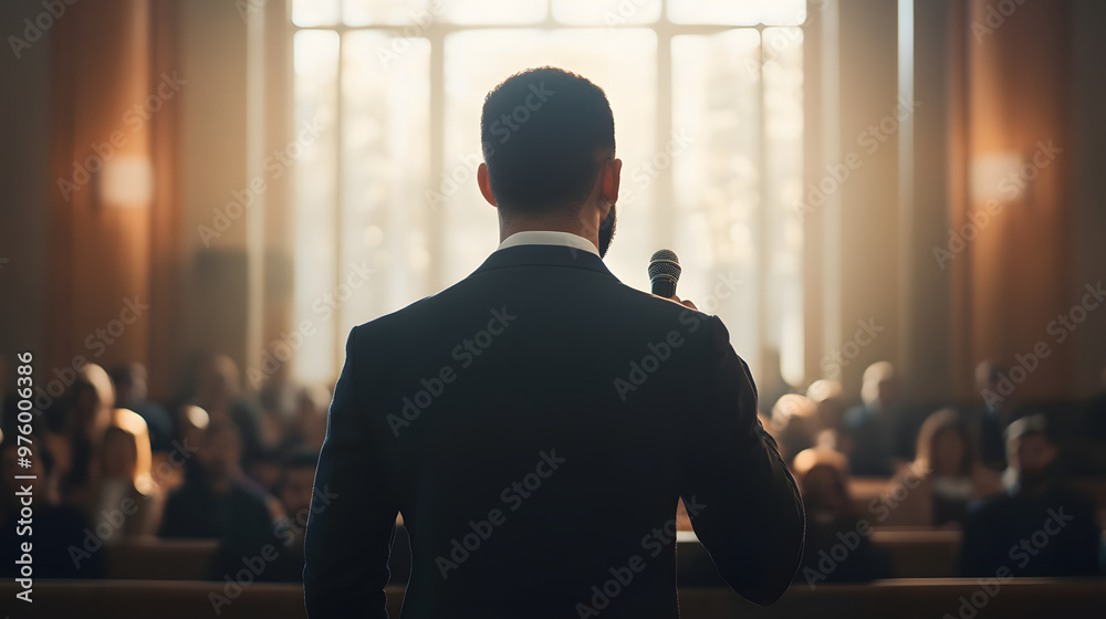group of people in formal dressing suit as audience at large modern ...