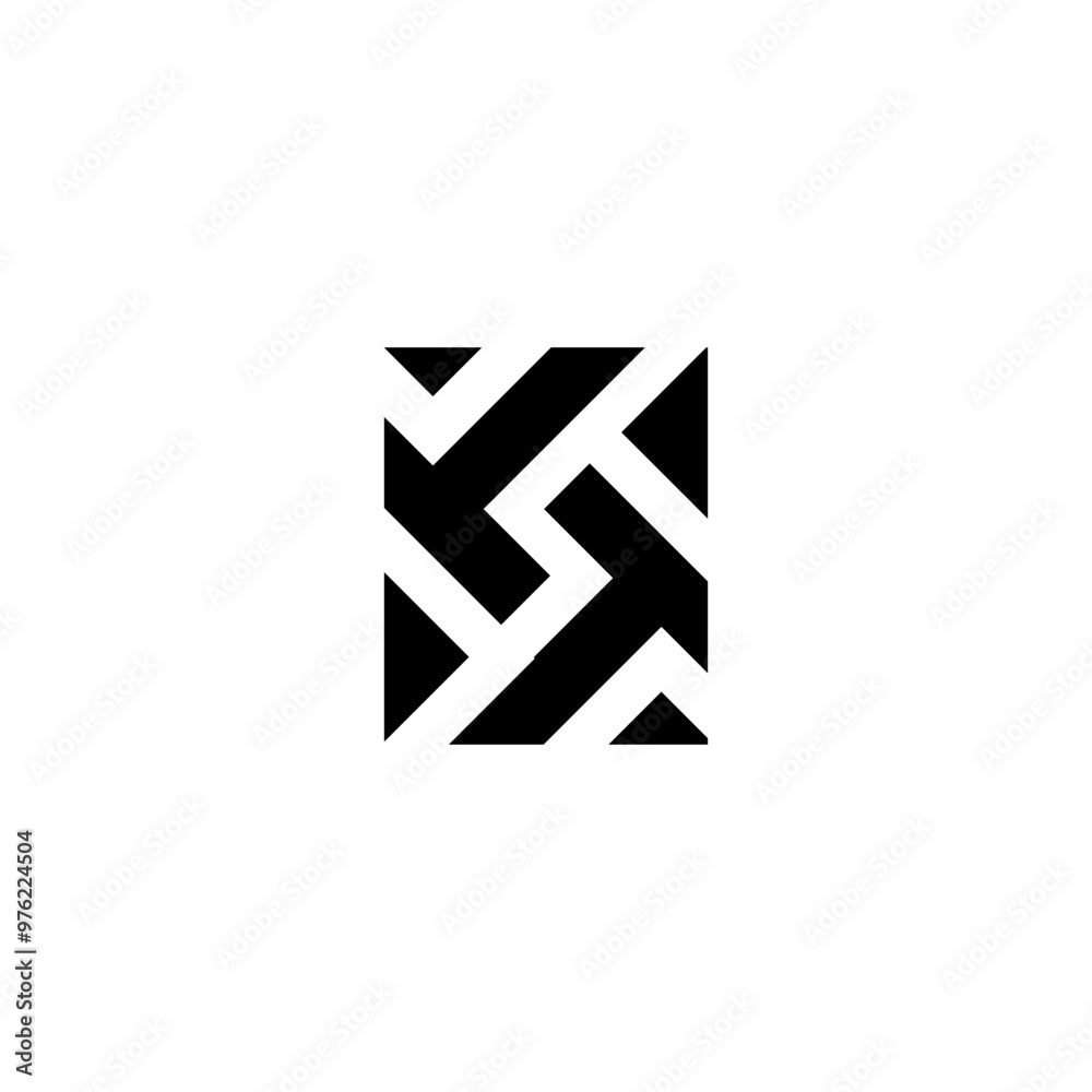 Initial based modern and minimal Logo. T TT letter trendy fonts ...