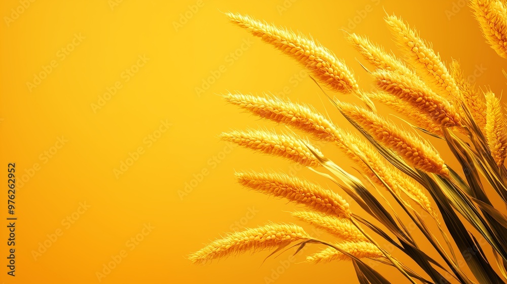 Stylized corn stalk, vertical line with husks Stock Photo | Adobe Stock