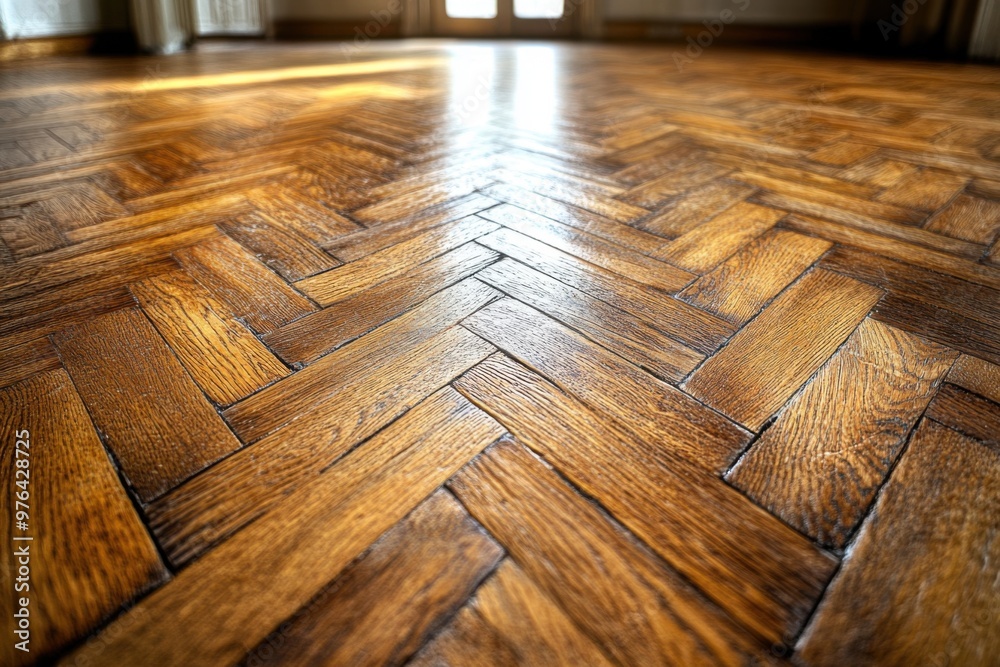 Classic Parquet Flooring Elegant Herringbone Pattern with Solid Oak ...