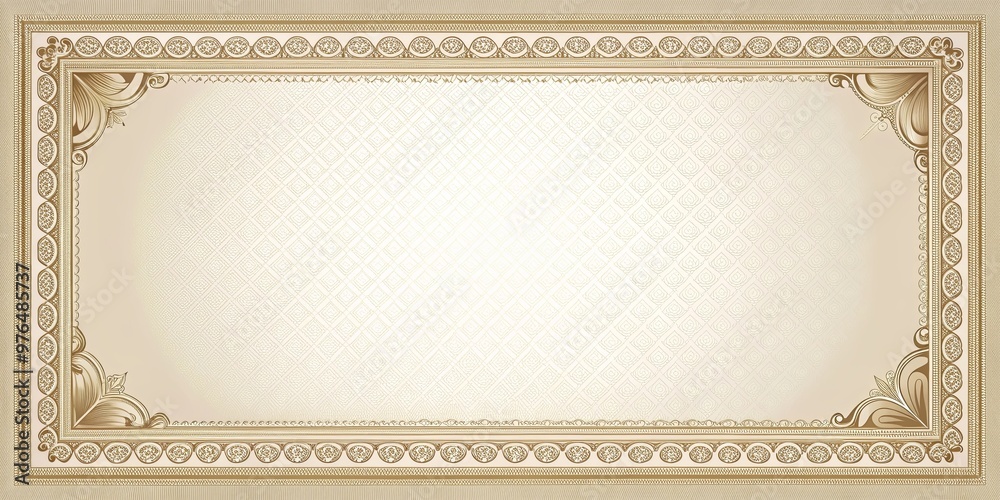 Light brown classic certificate background with elegant border design ...