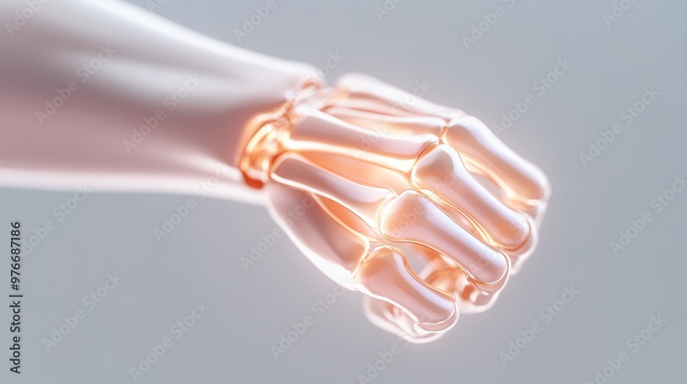 Anatomical Diagram of the Wrist Showcasing the Carpal Tunnel Structure ...