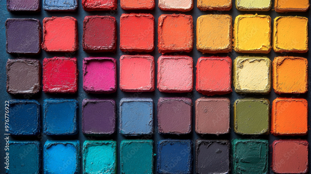 Vibrant color palette for creative projects, contrasting colors for ...