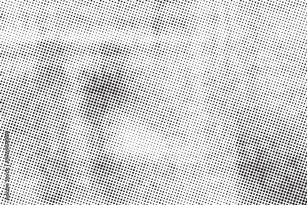 Black Dotted Texture on White Background . Modern Vector Art . Old ...