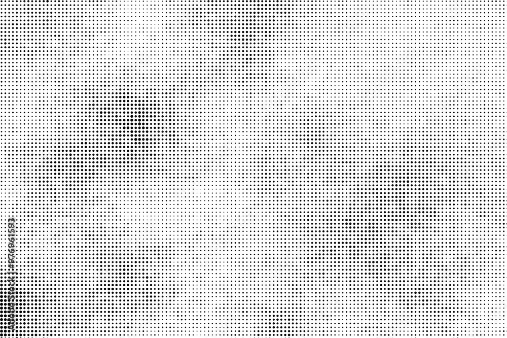 Black Dotted Texture on White Background . Modern Vector Art . Old ...