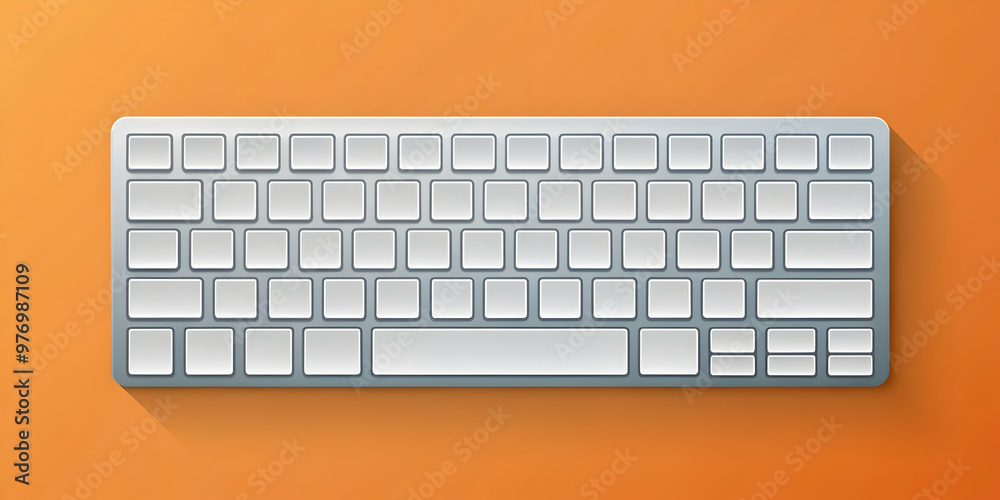 Keyboard icon with background for use in digital and graphic design ...