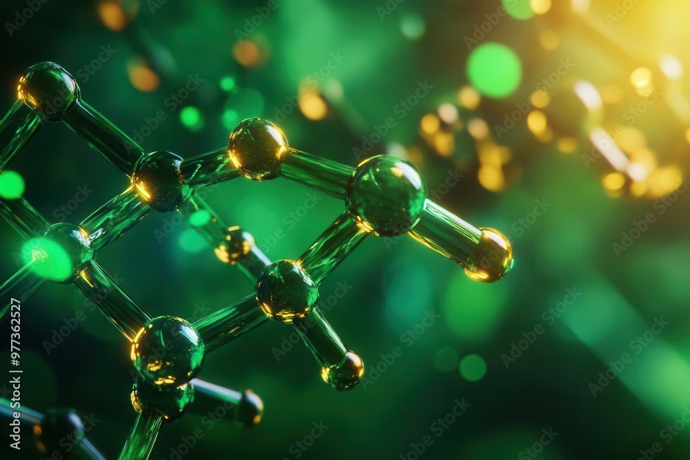 Polyethylene glycol in a polymer chain, highlighting its scientific ...