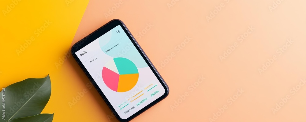 Personal finance app UI, warm gradient colors, interactive budget ...