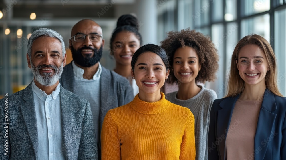 1. A diverse group of professionals from various ethnic backgrounds ...