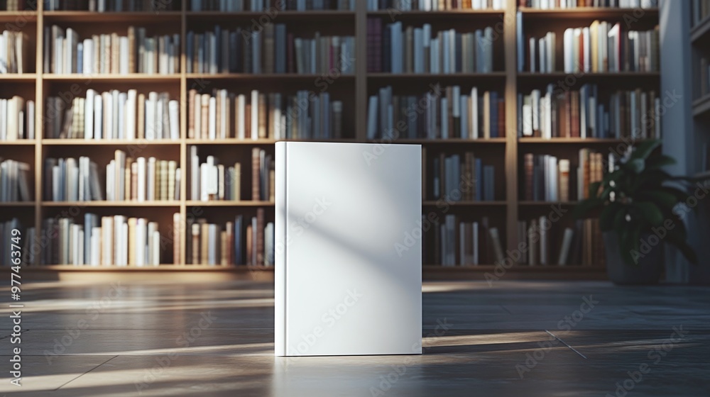 customizable library book cover mockup, designed to highlight your ...