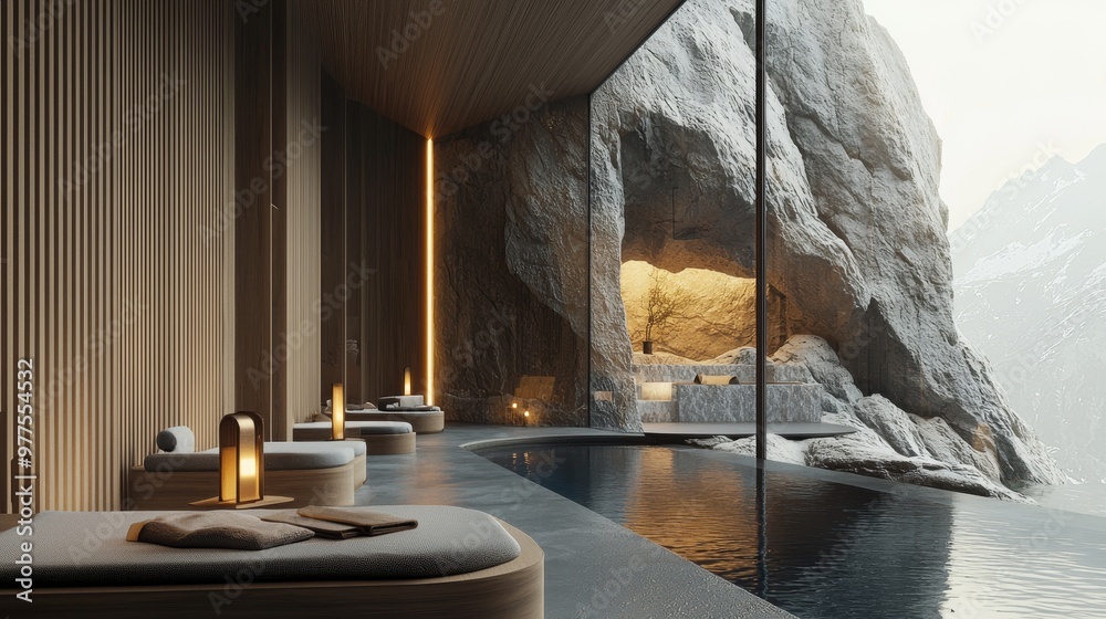 Located inside the villa, there is a spa retreat with saunas, steam ...