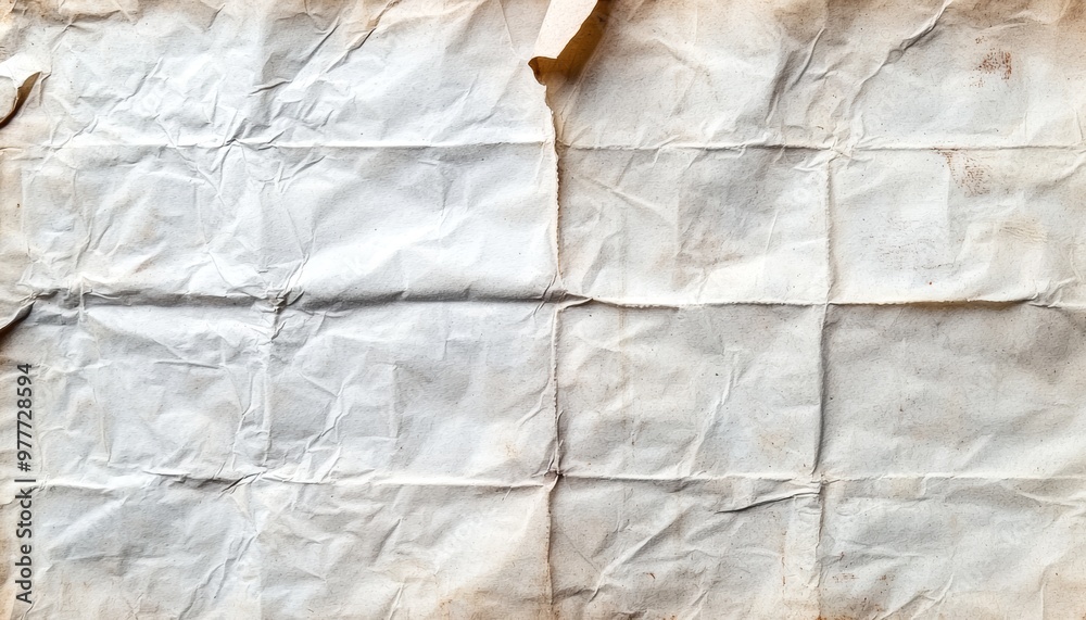 An old newspaper background with worn, torn pages, ink blots, and soft ...