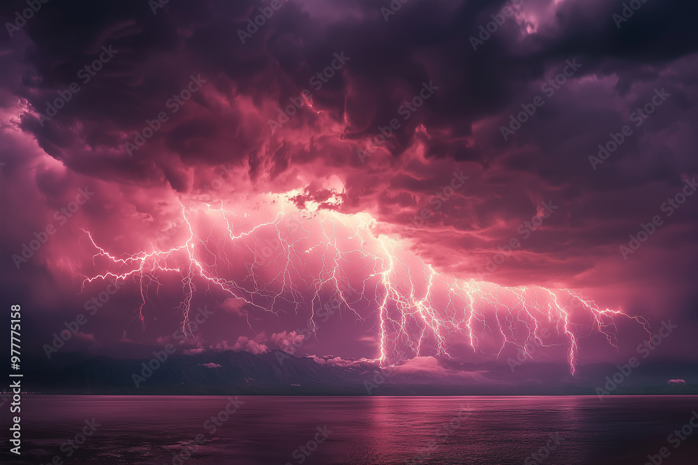 Catatumbo Lightning natural light show over Lake Maracaibo in Venezuela ...