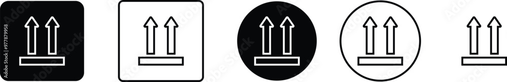 Black vector arrows collection flat and line style for web design or ...