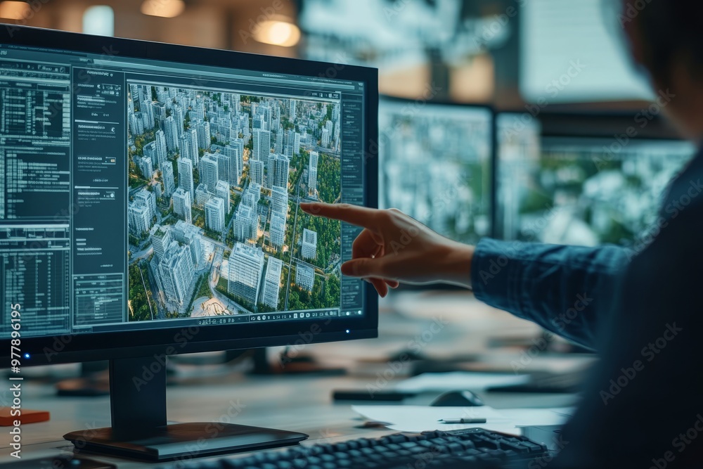 Architects collaborate on sustainable urban masterplans using advanced ...