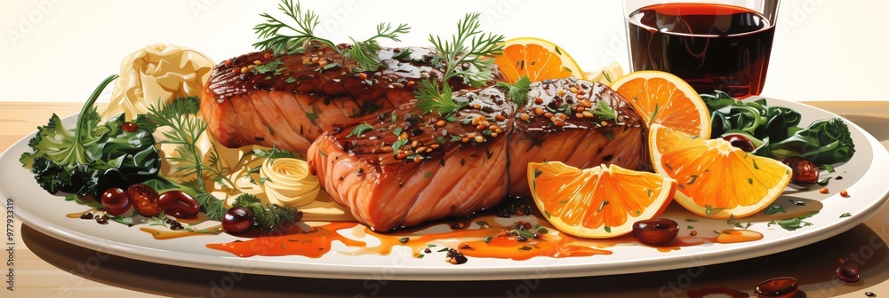 Food service a fine dining restaurant where elegance and sophistication ...