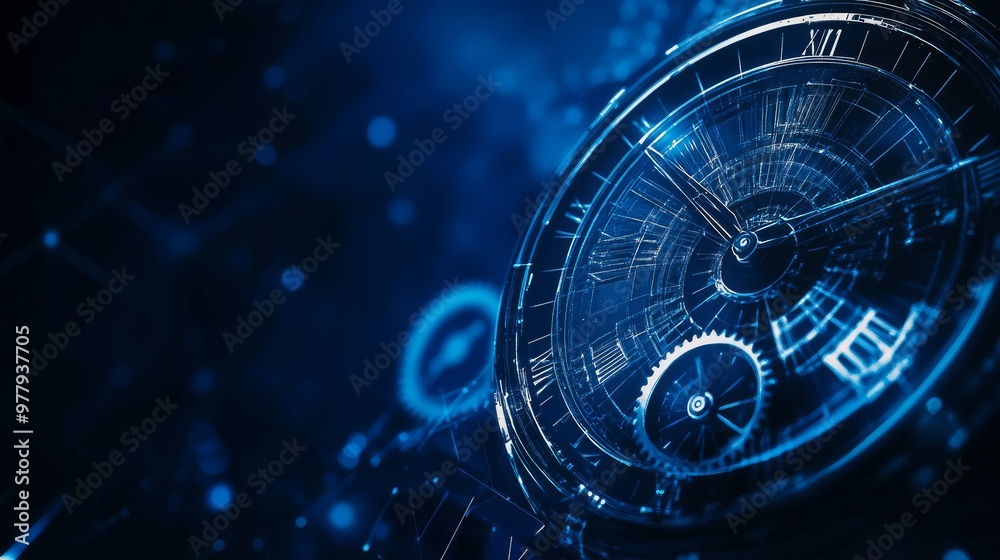 watch dial screen technology background that serves as both a time ...