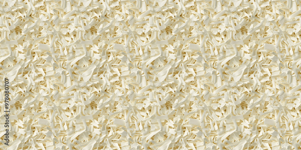 shredded paper filler in dandelion color with thin, delicate strips ...