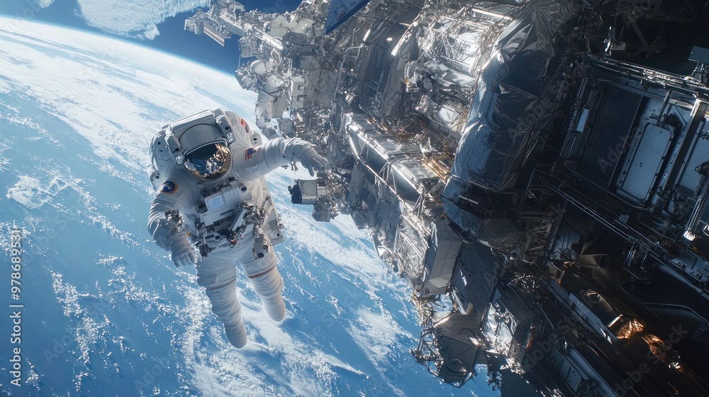 international collaboration, astronauts from different countries ...