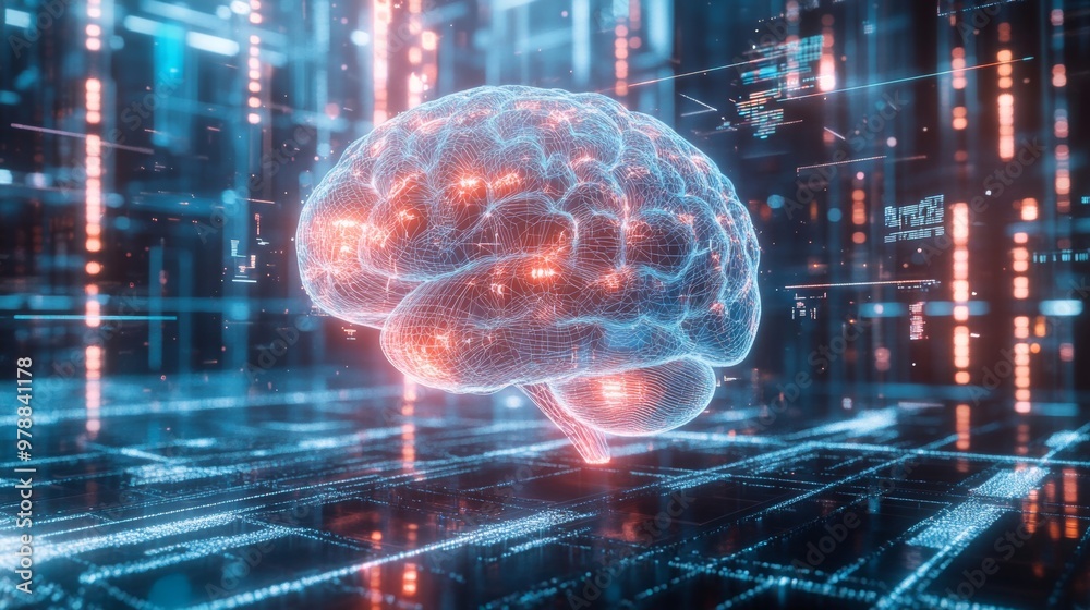 Dynamic 3D Hologram of a Digital Brain with Rotating Light Beams and ...