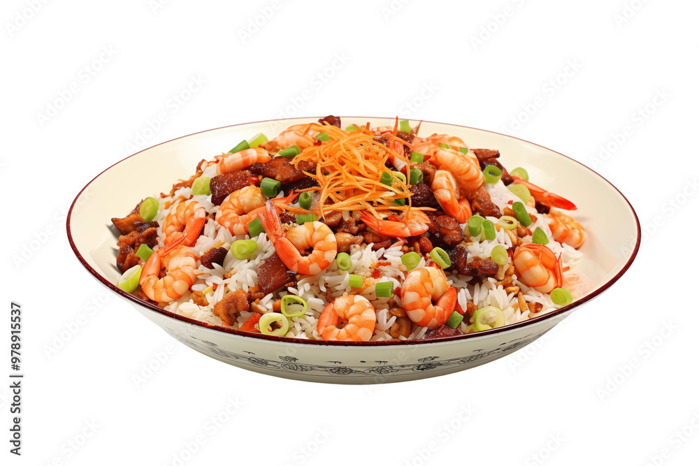 Fried rice on transparent background. Fried rice themes. Asian cuisine ...