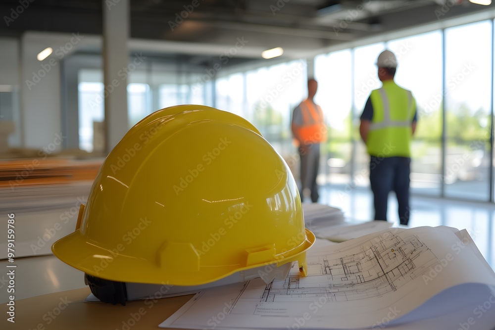 Sophisticated Helmet and Tools for Construction with Copy Space Image ...