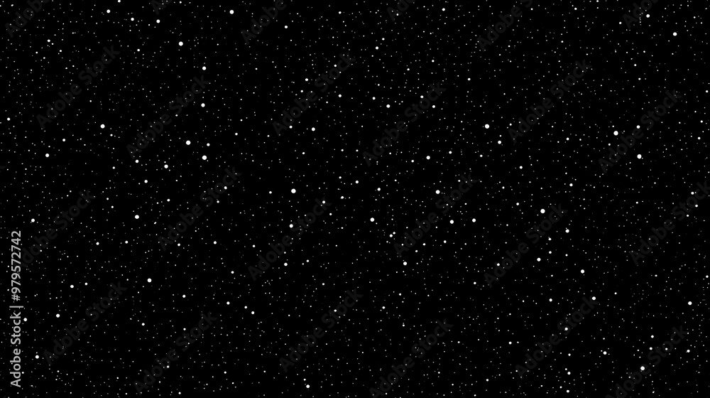 Star Cluster: Seamless design showcasing a dense star cluster with ...