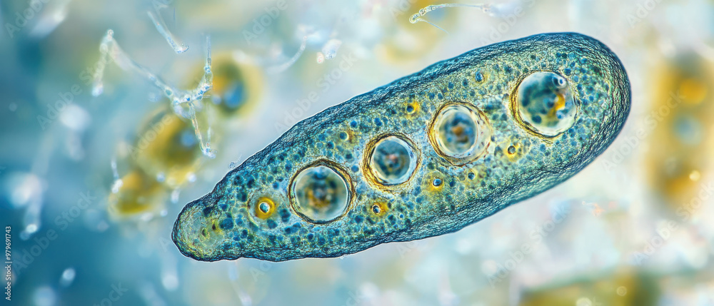 Microscopic view of a rotifer showcasing its unique structure and ...
