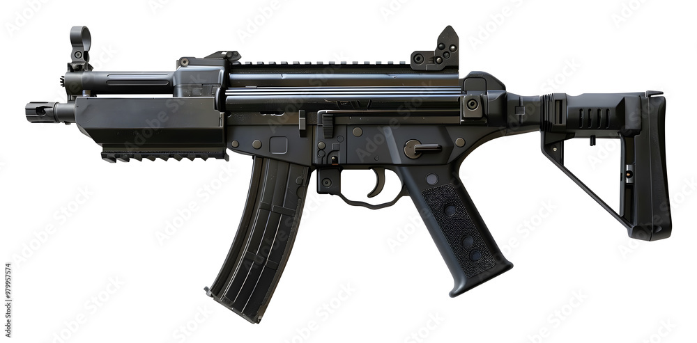 Submachine gun png special force automatic machine gun transparent ...