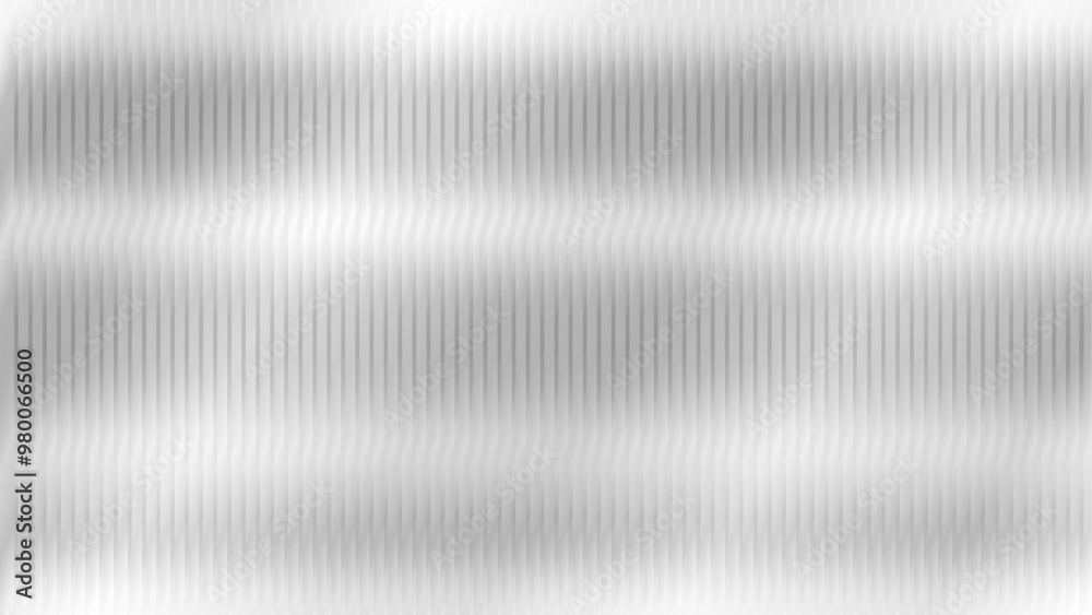White ribbed glass texture background. Soft grey frosted acrylic reeded ...