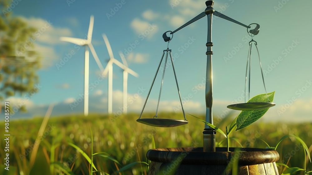 Balancing Act: Green Energy vs. Fossil Fuels. Technology,innovation ...