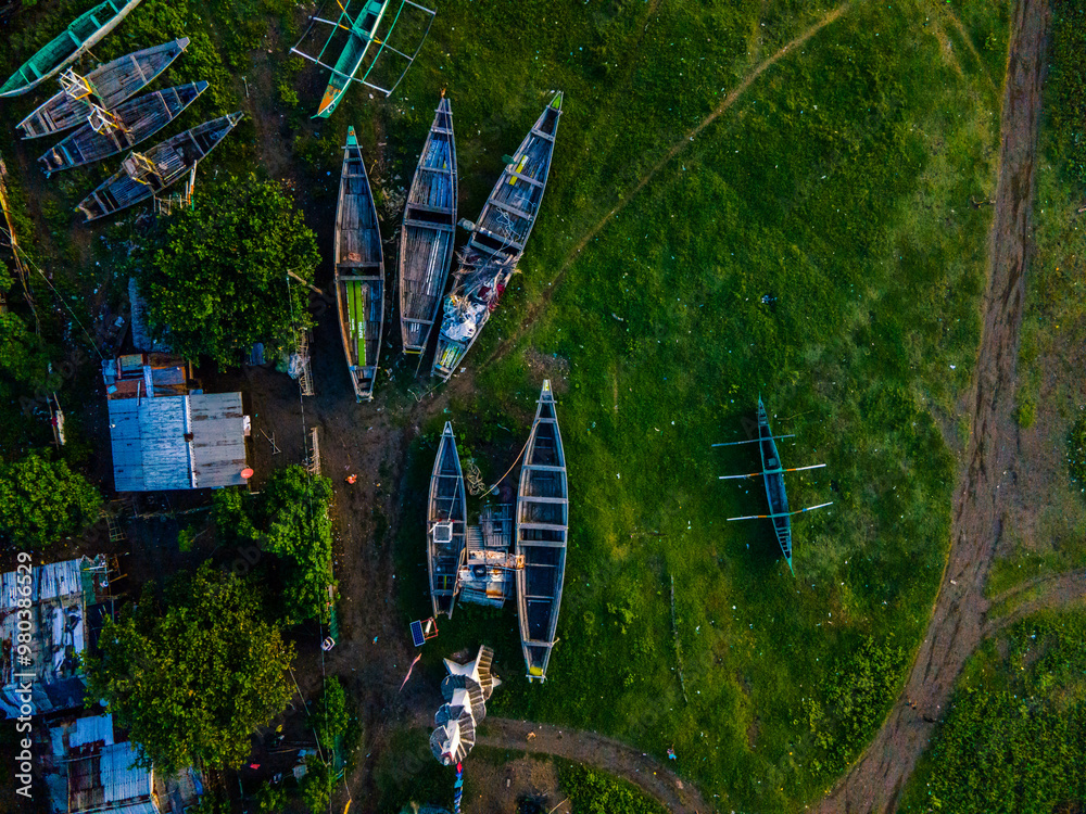 The harbor at Santa Ana, Cagayan is a bustling hub for local fishermen ...