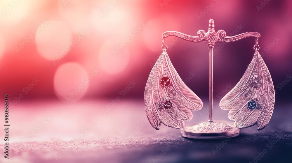 Zodiac symbols etched on a pair of celestial wings, representing divine ...