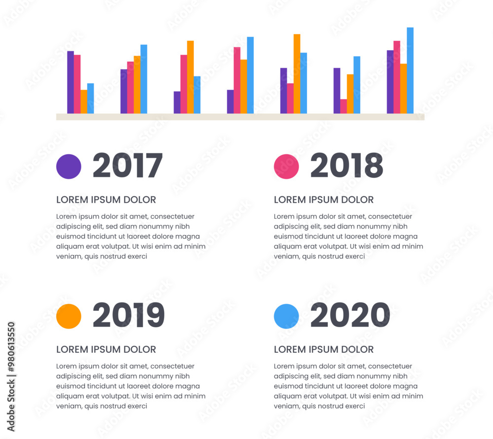 infographic elements data visualization vector design template. Can be used for steps, options ...