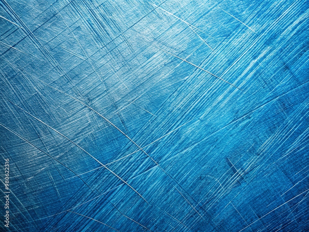 blue background texture with unique scratched line pattern, sharpness ...
